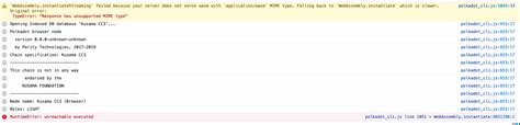 runtimeerror unreachable executed polkadot cli js · issue 1