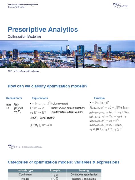 B3t1104 1ii Types Of Optimization Models Pdf Linear Programming