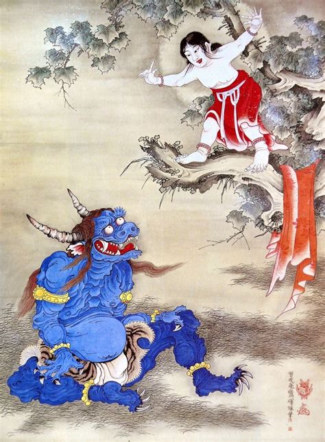 Blue Skinned Demons Monsters And Gods Albertis Window