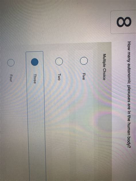 Solved How Many Autonomic Plexuses Are In The Human Body 8