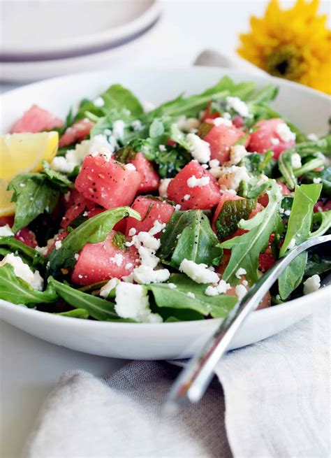 Watermelon Arugula Salad In 5 Minutes Perfect For Summer