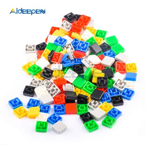 140pcs 7 Kleuren 20pcs Tactile Drukknop Cap 121 Vicedeal