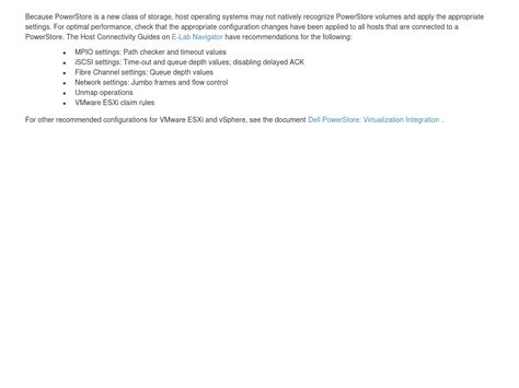 Host Configuration Dell Powerstore Best Practices Guide Dell Technologies Info Hub