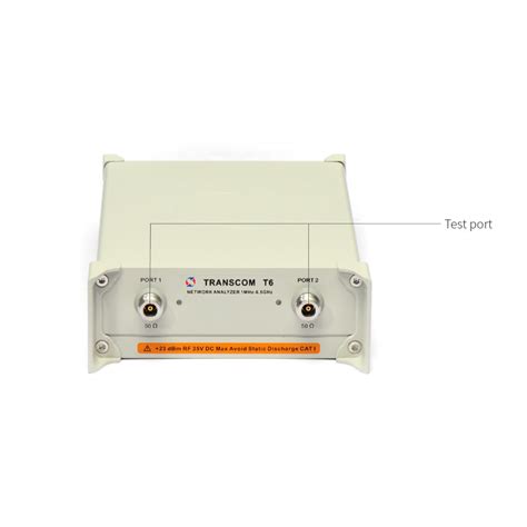 transcom t6 6ghz usb 2 port vna demo unit mint
