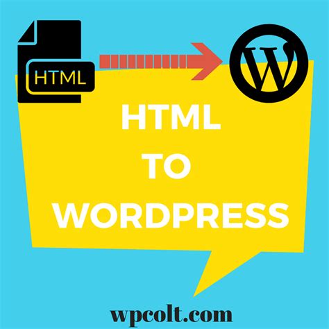 Convert Html To Wordpress Legiit