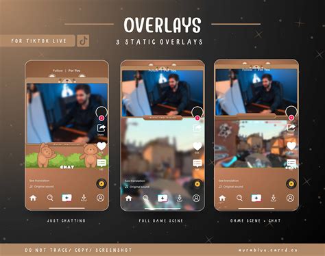 Teddy Bear Tiktok Streaming Overlays Stream Bundle Tiktoklive