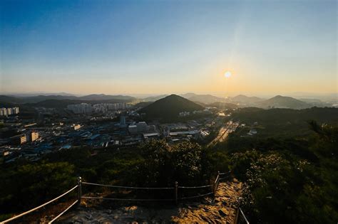 광주 금당산 일몰