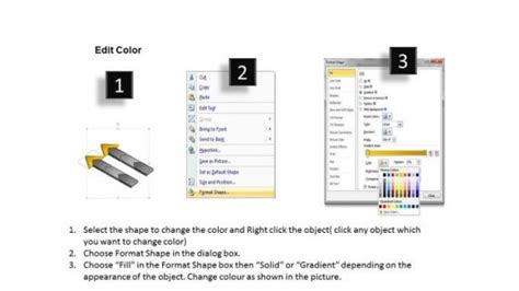 3 Stages Simultaneous Process Flows Business Plan Outline Powerpoint Slides