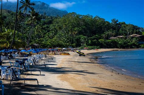 Beautiful Beach In Ilhabela Brazil Editorial Photography Image Of