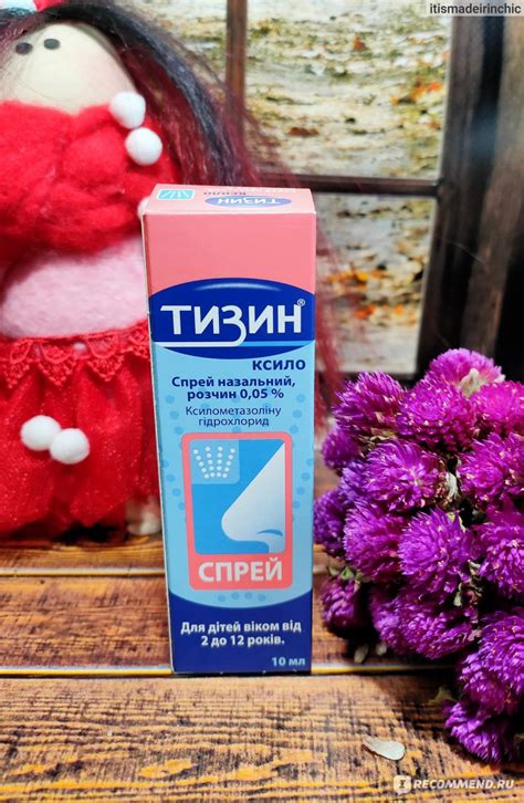 Спрей для носа Тизин Ксило для детей от 2 до 6 лет 0,05% - «Препарат ...
