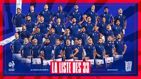 Liste Des Bleus La Présentation Terroir Des 33 Joueurs Du Xv De France Sélectionnés Pour La