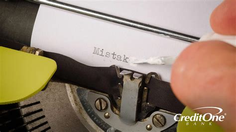 Fixing Common Credit Report Errors Credit One Bank