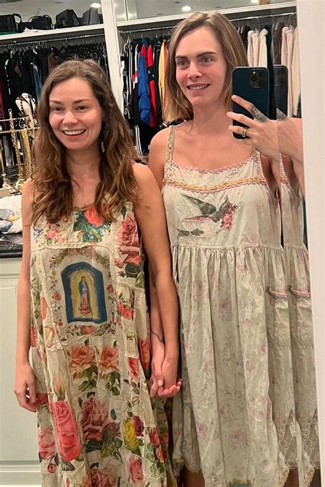 Cara Delevingne Shares A Kiss With Girlfriend Minke As They Celebrate At Weho Pride