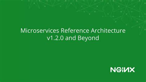 Introducing The Microservices Reference Architecture Version 12 Ppt