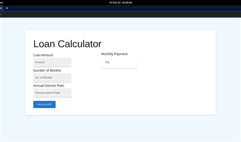 Github J01100loan Calculator React And Material Ui