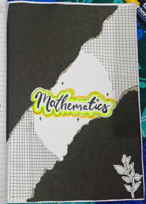 Creative Maths Front Page Designs For Your Project