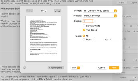 How To Print Double Sided On A Mac