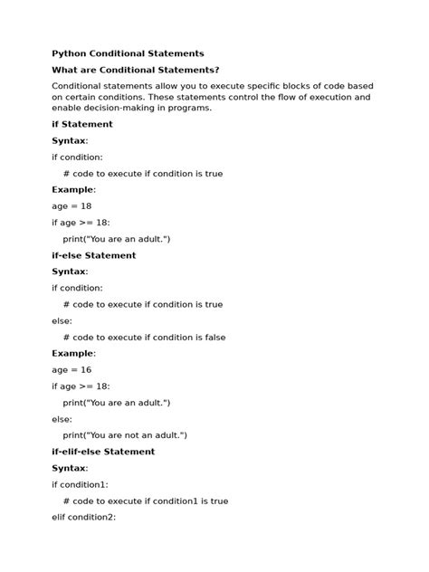 12 Conditional And Looping Pdf Control Flow Computer Programming