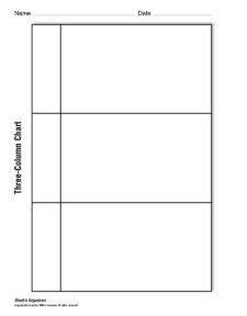 Printable T Chart Template Word Printable T Chart Template Word