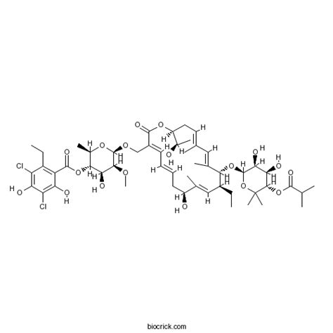 Fidaxomicin Cas Macrocyclic Antibiotic High Purity