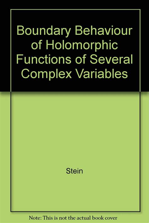 boundary behavior of holomorphic functions of several complex variables