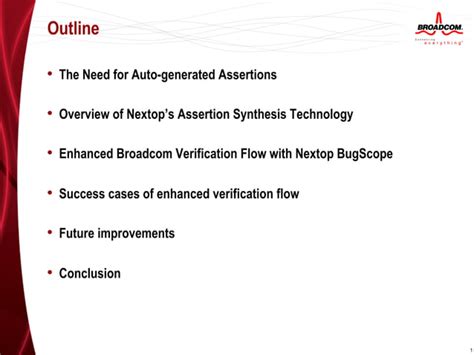 Enhanced Verification Flow With Nextops Assertion Synthesis Technology Pdf Computer