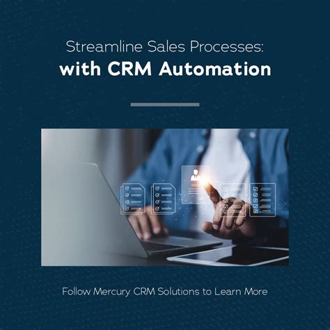 Mercury Crm Solutions On Linkedin Salesautomation Crm Efficiency Salesgrowth