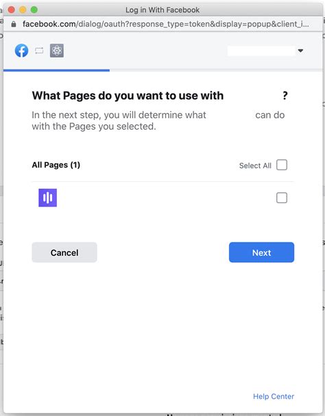 How Can I Give The Facebook App Access To The Facebook Page Via The Api Stack Overflow
