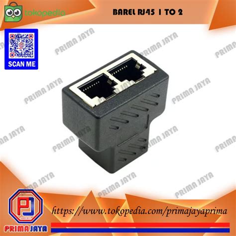 Jual Splitter Rj45 Lan Ethernet Network Connector 1 To 2 Sifree Barel Di Seller Sweet Shop