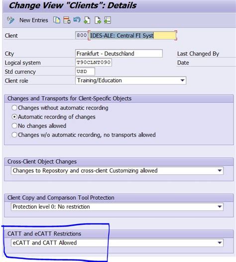 Solved Rfc Connection User Id Set Up For Ecatt Sap Community