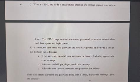 Solved I Write A HTML And Node Js Program For Creating And Chegg