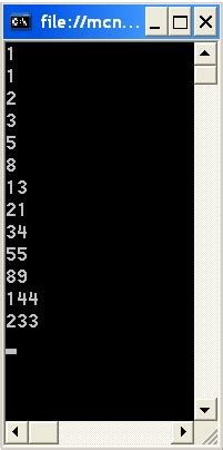 Fibonacci Series Using VB NET
