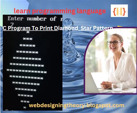 Learn Programming Language C Program To Print Diamond Pattern