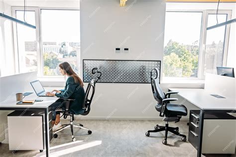 Premium Photo Young Female Programmer Web Developer Working On