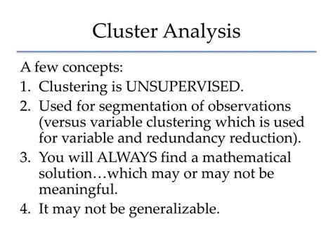 Ppt Notes On Cluster Analysis Powerpoint Presentation Free Download Id