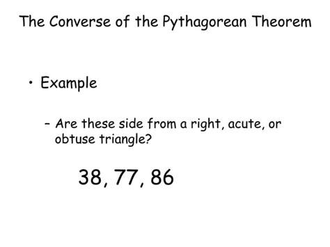 Pythag Converse PPT