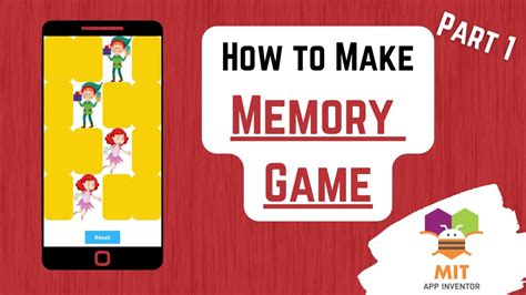 Memory Game App Inventor Part 1 Picture Matching Game Memory Game