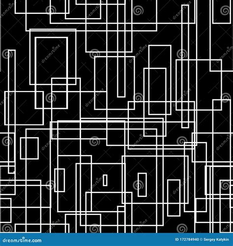 Seamless Geometric Pattern In Op Art Design Vector Art Stock Vector Illustration Of Star