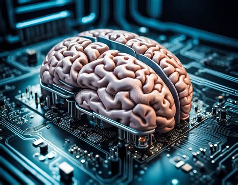 Set Processor Cpu Neural Network Algorithm Humanoid Robot Artificial Intelligence Ai And