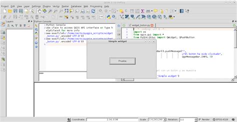 Widget Botón Y Señales Con Qt En Pyqgis El Blog De José Guerrero