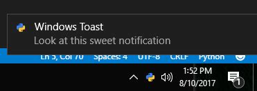 Python Windows Toast Notifications Thejoestory Tech