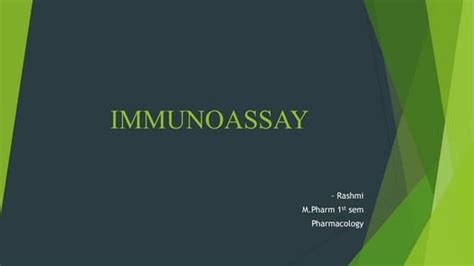 Immunoassay Ppt
