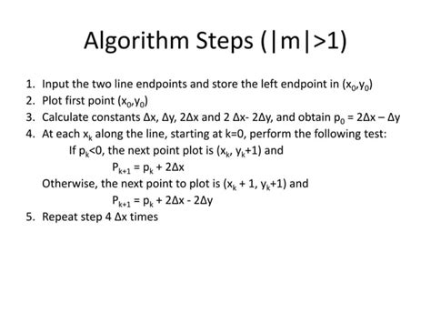 Output Primitives In Computer Graphics Pptx
