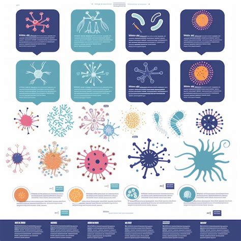 Illustrated Infographic Showcasing Different Types Of Viruses With Descriptions And Scientific