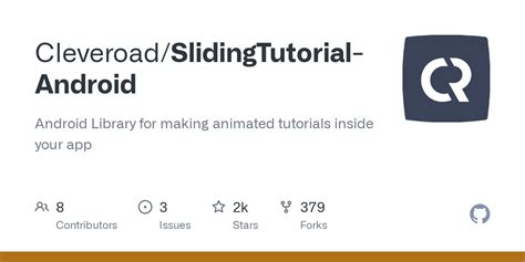 GitHub Cleveroad SlidingTutorial Android Android Library For Making Animated Tutorials Inside