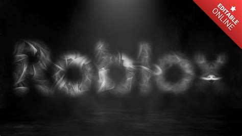 Roblox Smoke Text Effect Generator