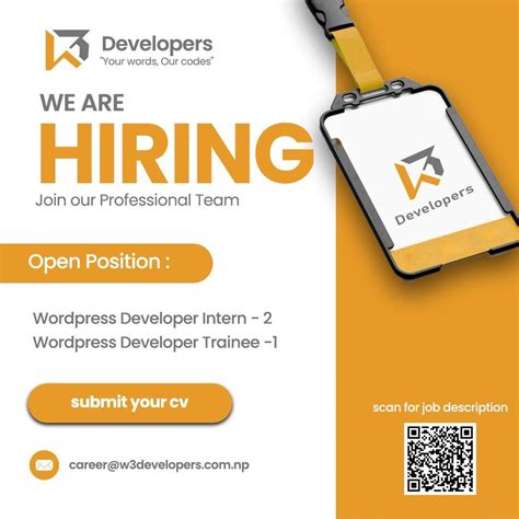 W3 Developers Pvt Ltd On Linkedin Hiring Wordpressdeveloper