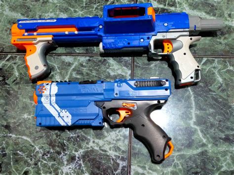 Unmodified Nerf Kronos And Raider Hobbies And Toys Toys And Games On Carousell