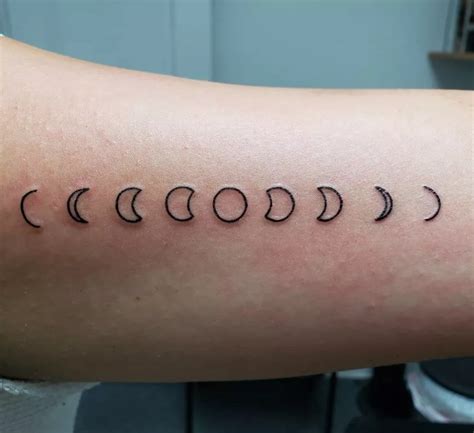 Moon Phase Tattoo Ideas