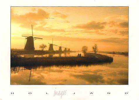 My Unesco Whs Postcards Collection Netherlands Mill Network At Kinderdijk Elshout